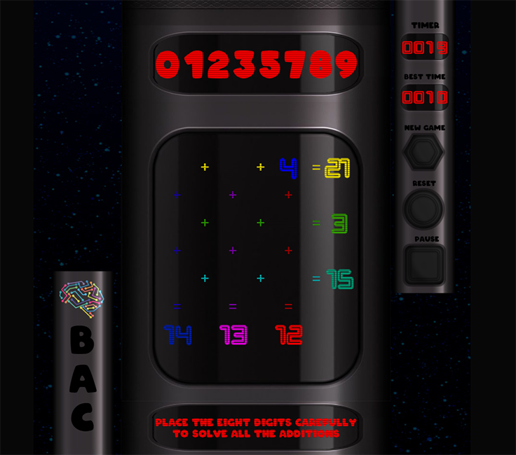 Brain Addition Challenge | Game | Construct 3 & HTML by froochka | CodeCanyon